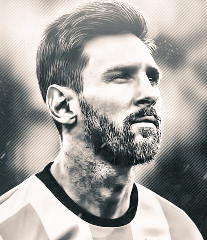 Dibujos a Lápiz de Messi - Dibujos a Lápiz