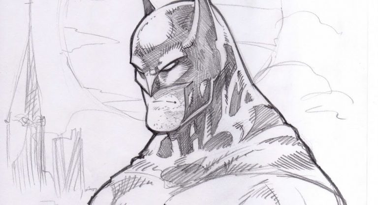 Dibujos de Batman a Lápiz | El Caballero de la Noche | Bruce Wayne