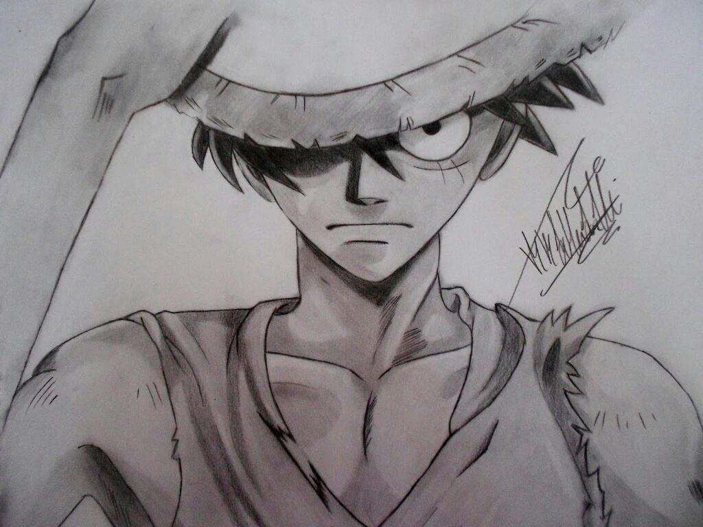 Dibujos De One Piece A Lápiz Luffy Y Todos Los Personajes