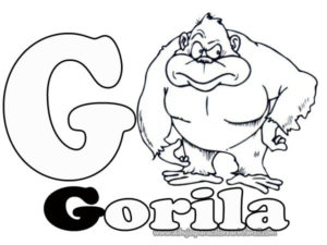 Dibujos con G a Lápiz | Ideal para Aprender con los Peques