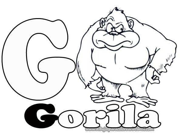 Dibujos con G a Lápiz | Ideal para Aprender con los Peques