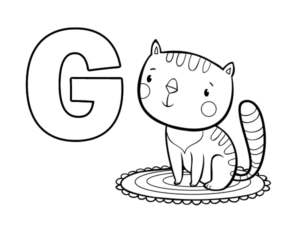 Dibujos con G a Lápiz | Ideal para Aprender con los Peques