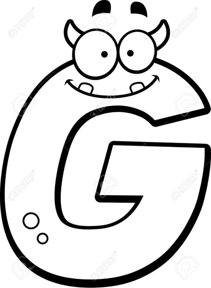 Dibujos con G a Lápiz | Ideal para Aprender con los Peques