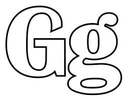Dibujos con G a Lápiz | Ideal para Aprender con los Peques