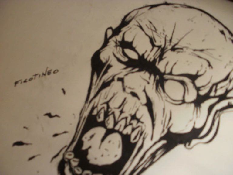 Dibujos De Zombies A Lápiz Creativos Para Imprimir