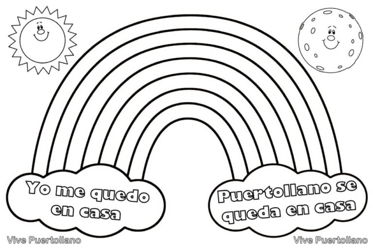 Dibujos de Me quedo en Casa a Lápiz | ¡Todo Saldrá bien!