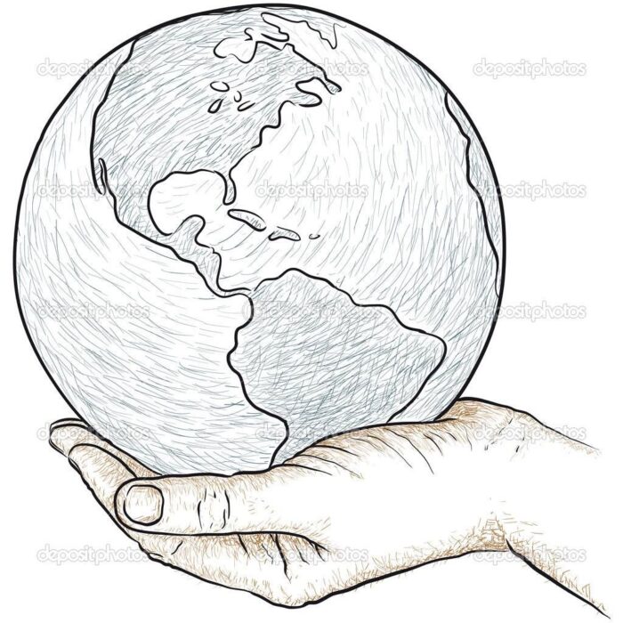 Dibujos De La Tierra A Lápiz Para Imprimir Aprender And Más