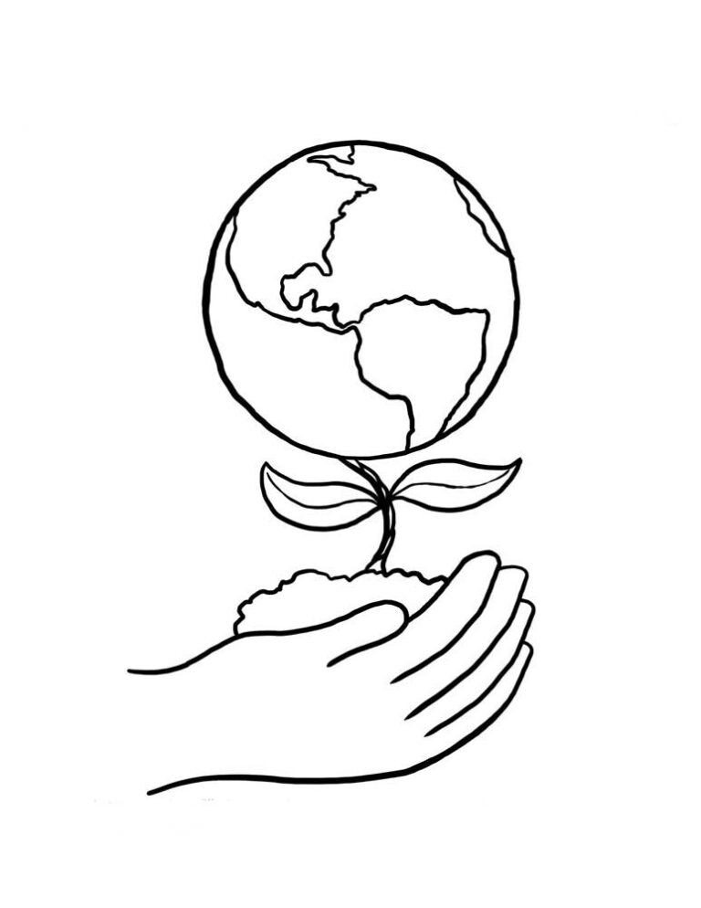 Dibujos De La Tierra A Lápiz Para Imprimir Aprender And Más