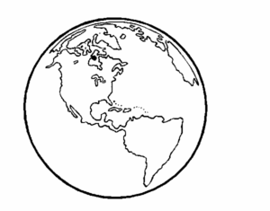 Dibujos De La Tierra A Lápiz Para Imprimir Aprender And Más