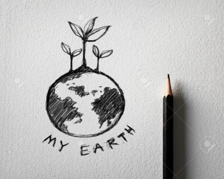 Dibujos De La Tierra A Lápiz Para Imprimir Aprender And Más