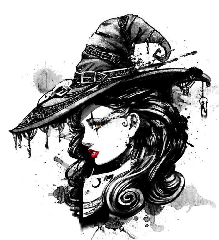 Dibujos de Brujas a Lápiz | Fáciles | Para Imprimir y dibujar